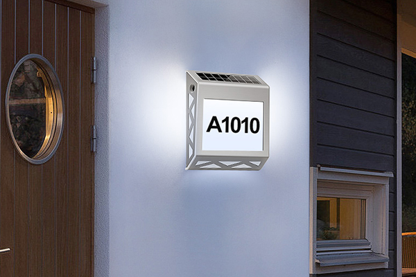 Custom Solar Doorplate Light Innovation - YINGHAO